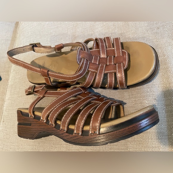 Dansko | Shoes | Dansko Brown Leather Sandals | Poshmark